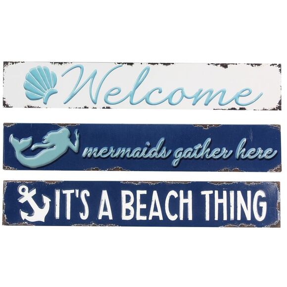 Young's | Wall Decor | Welcome Mermaids Gather Here A Beach Thing Wall ...